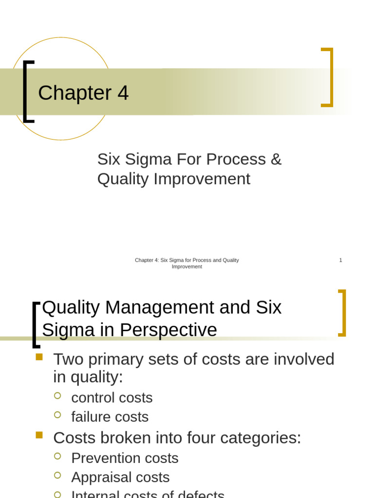 Six Sigma For Process Quality Improvement 1233779323024526 3 | PDF | Six Sigma | Standard Deviation