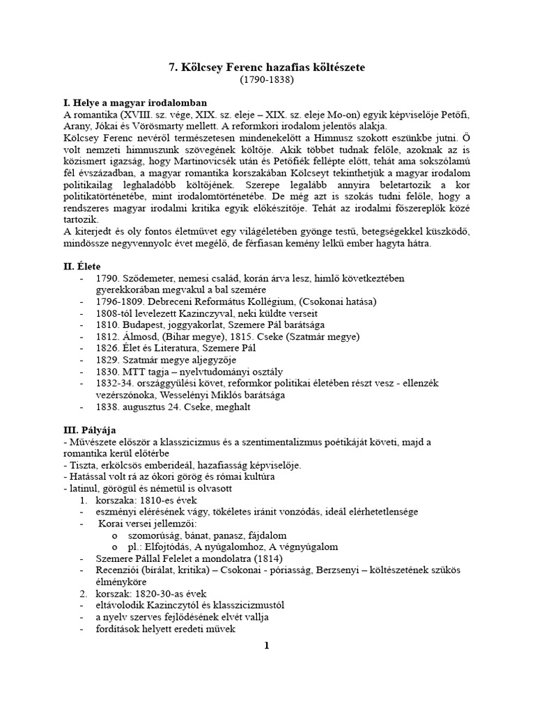 07. K-lcsey Ferenc hazafias k-lt-szete.doc | PDF