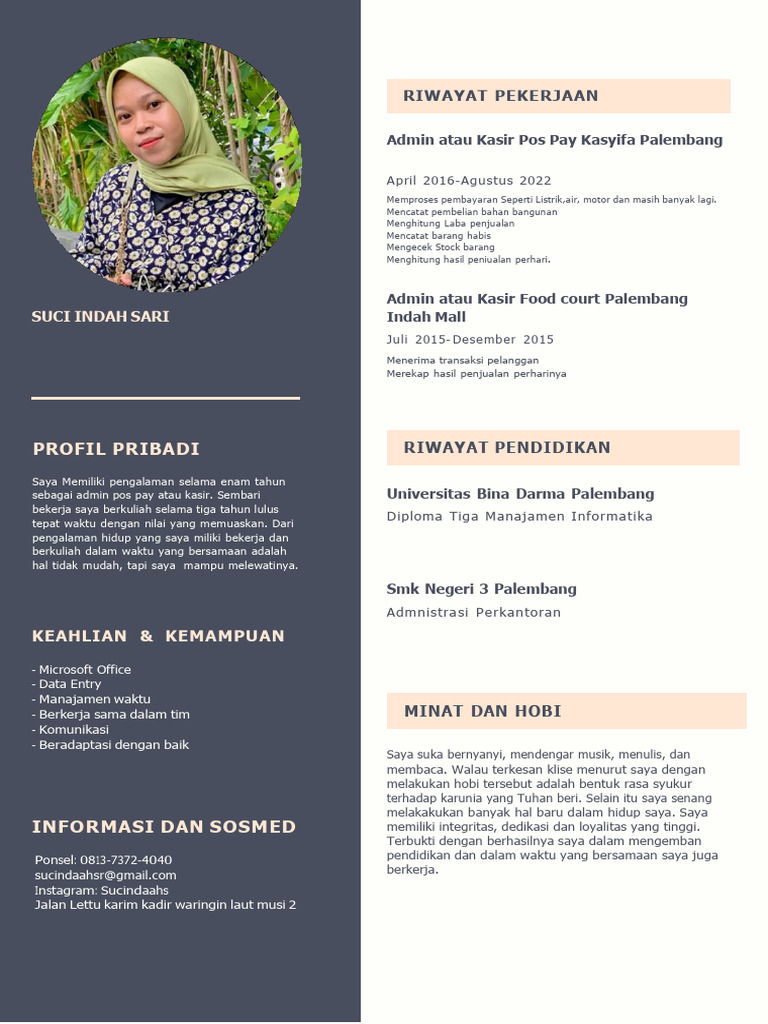 CV Suci Indah Sari (1) | PDF