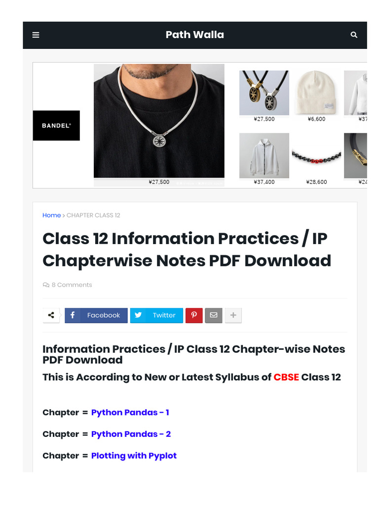 WWW Pathwalla Com 2021 02 Class 12 Information Practices Ip Html ...