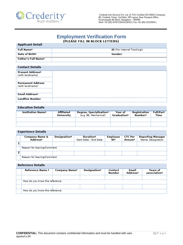 Offshore Recruitment Credential Verification | PDF | Credential