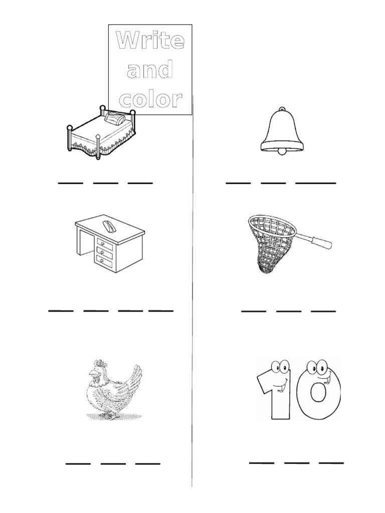 Creative Writing and Coloring Guide | PDF