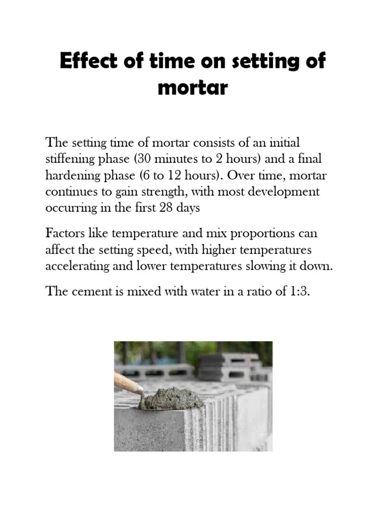 mortar | PDF