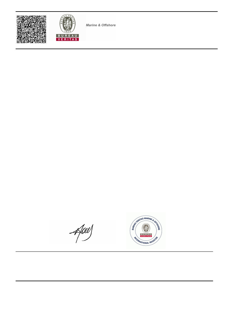 BV TYPE Approval Cert CRYO Valves 58046 - A0 BV | PDF | Valve | Cryogenics