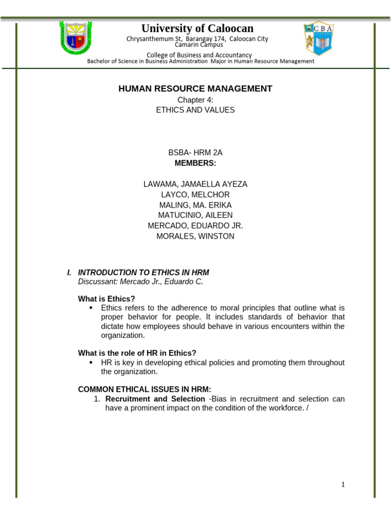 chapter 4 hrm | PDF | Organizational Culture | Human Resource Management
