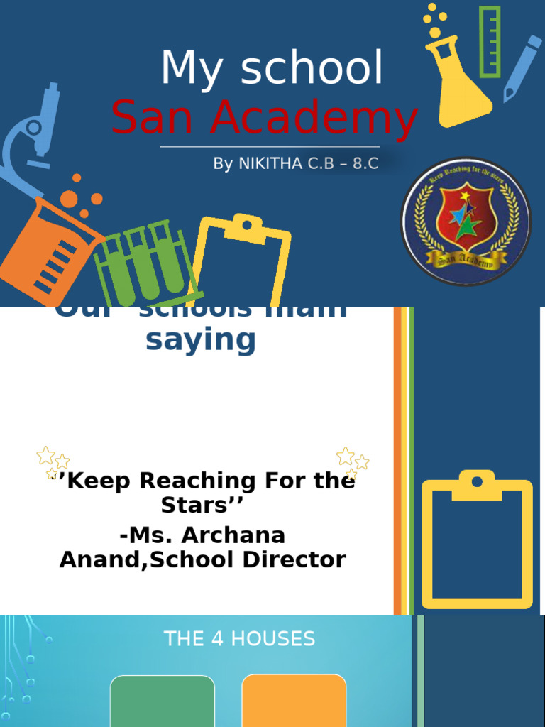 My School Ppt-nikitha -8c | PDF