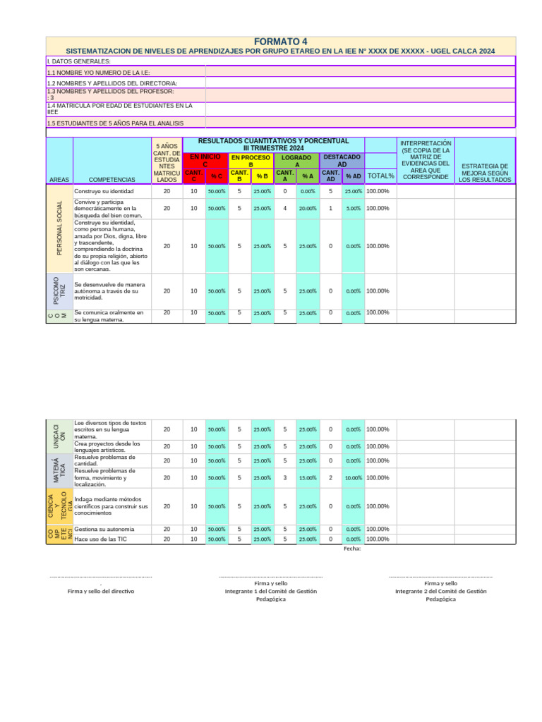 05-FORMATO 4.docx CONSOLIDADO SISTEMATIZACION DEL NIVEL DE APRENDIZAJE POR GRUPOS ETAREOS EN LAS ...