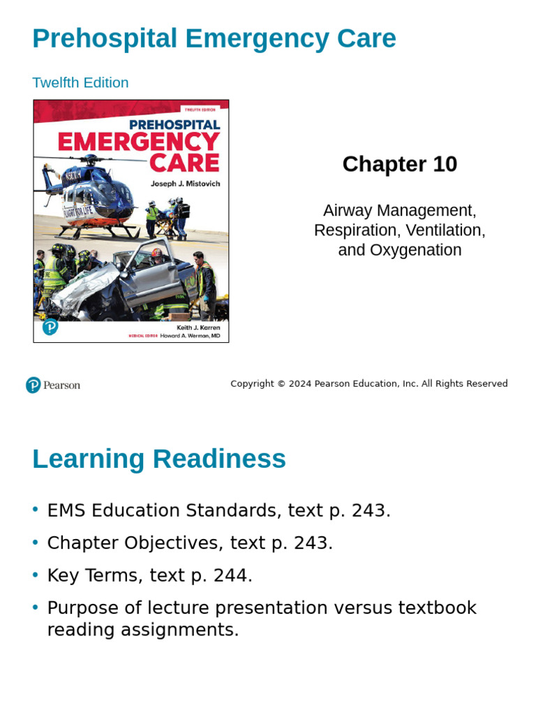 PEC12 Chap 10 - Airway, Respiration, Ventilation, Oxygenation ...