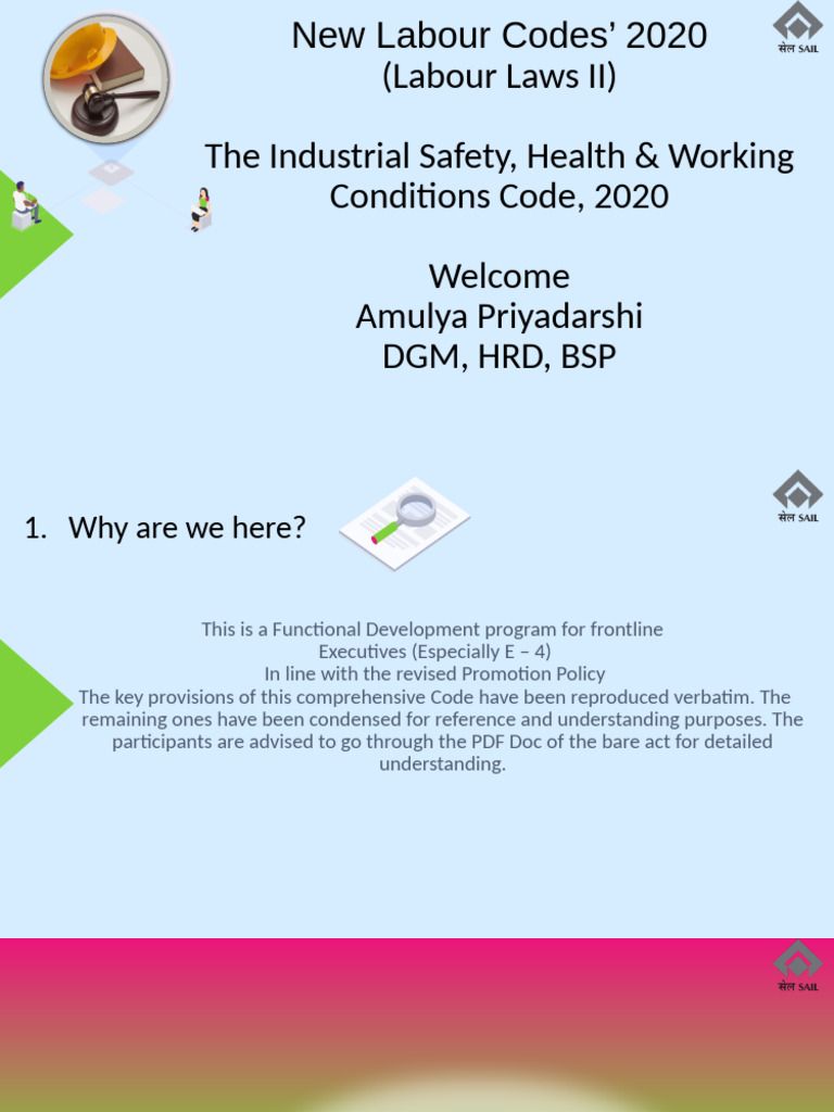 OSH Working Conditions Code 2020 | PDF | Employment | Occupational Safety And Health