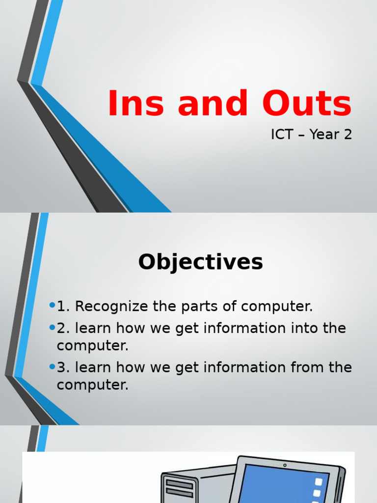 Year 2 ICT: Computer Parts Guide | PDF
