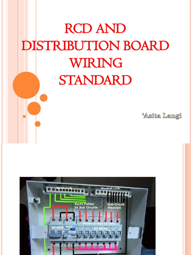 D3 - 02 RCD AND DISTRIBUTION BOARD WIRING_Asita Langi | PDF