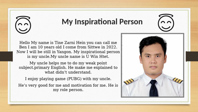 My Inspirational Person | PDF
