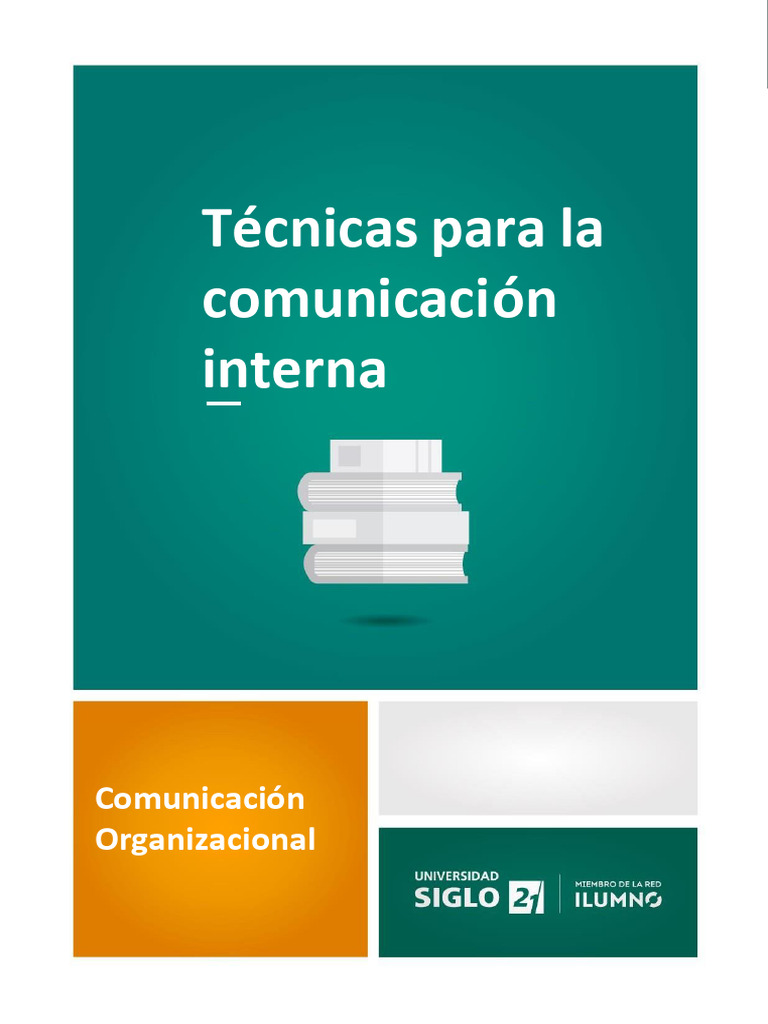 Tecnicas para la Comunicacion Interna | PDF | Comunicación | Institución