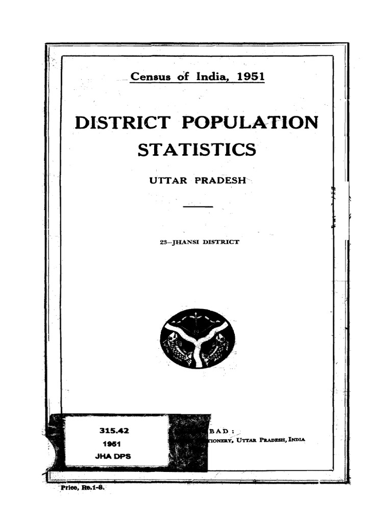 21254_1951_JHA (2) | PDF | Social Groups Of India | Demographics Of India