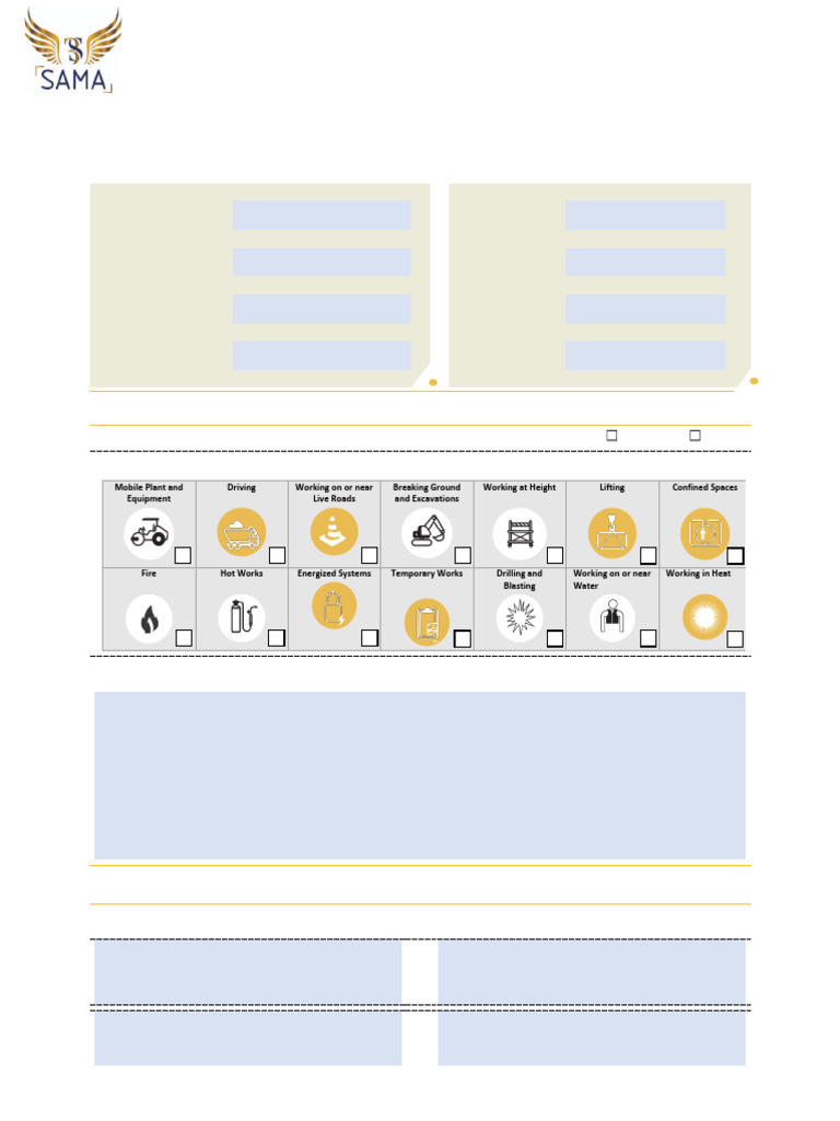 Activity Briefing and Risk Assessment Form | PDF