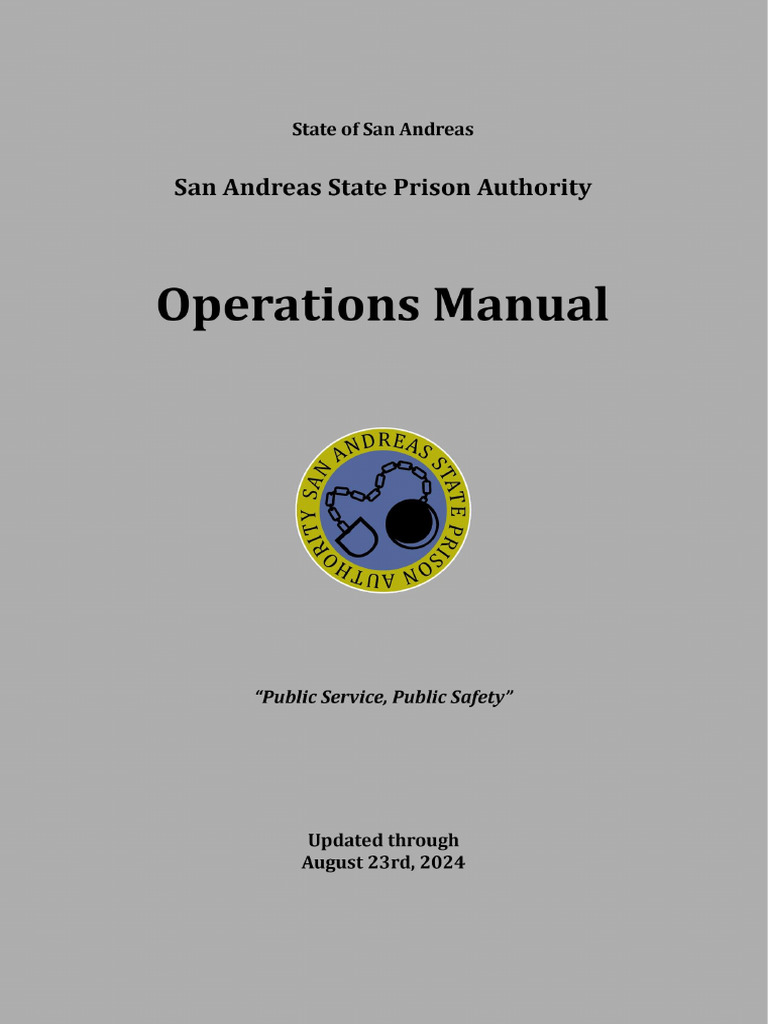 SASPA Operations Manual | PDF