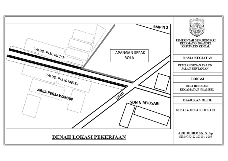 Denah Talud Jalan Pertanian | PDF