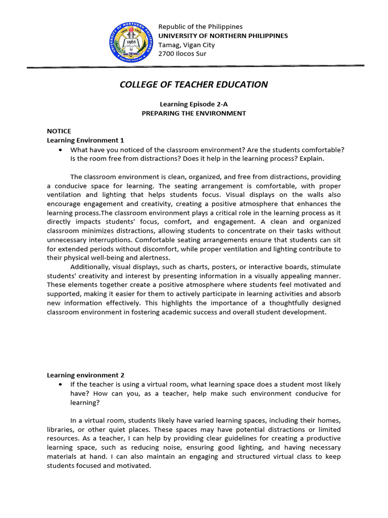 Learning-Episode-2 | PDF | Classroom | Learning