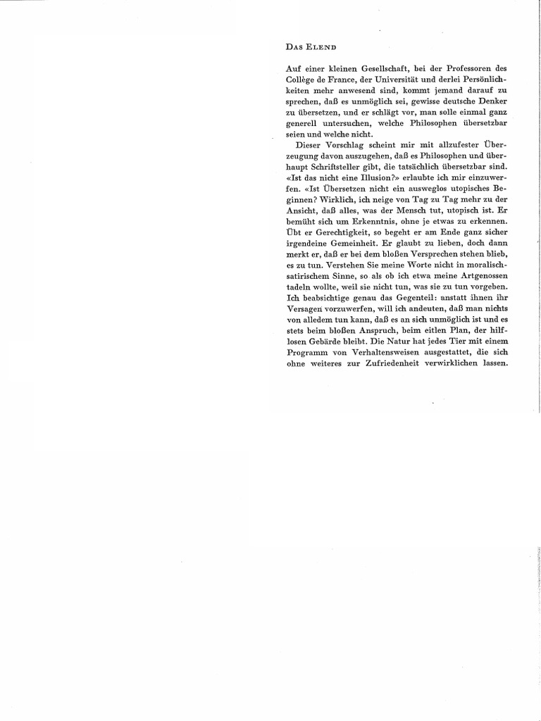 Das Elend | PDF