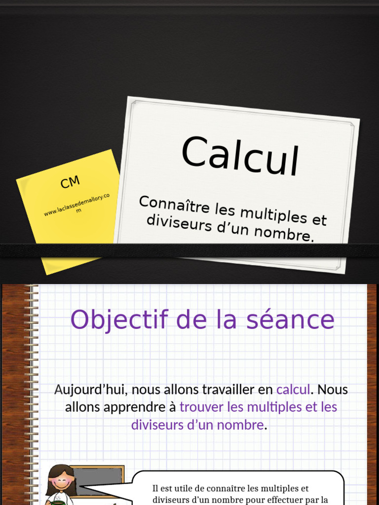Multiples et Diviseurs en CM2 | PDF | Arithmétique | Mathématiques ...