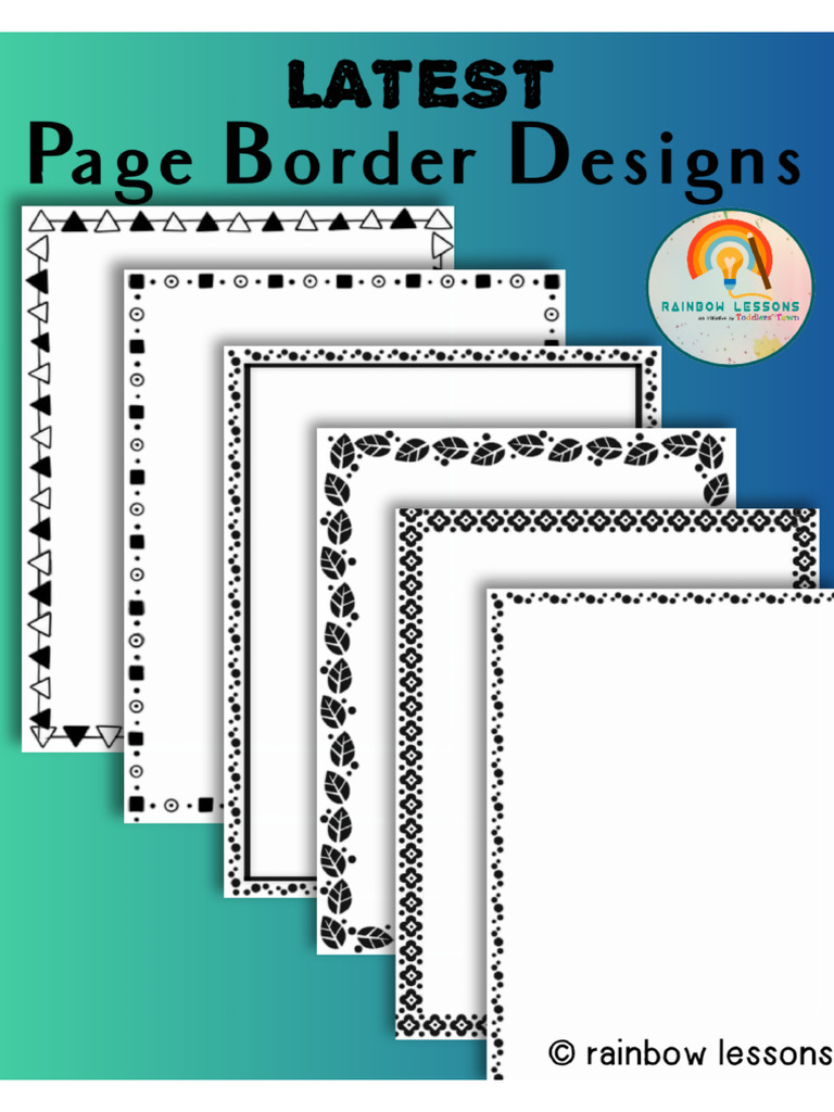 free-page-borders-by-rainbow-lessons | PDF