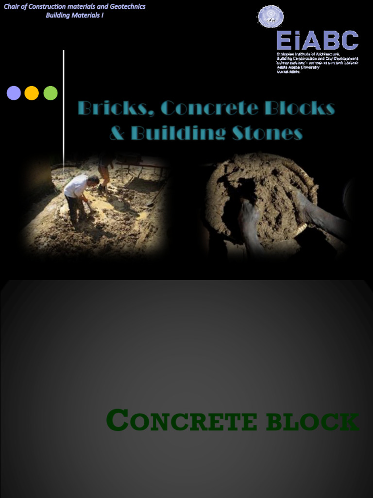 Concrete Block Construction Guide | PDF | Concrete | Construction Aggregate