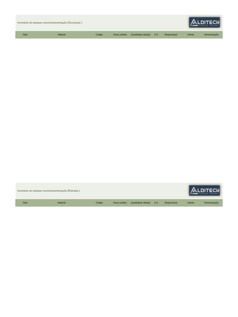 Lista de Inventário - 2025 | PDF