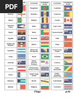 287 World Flags with Names List | PDF | Semiotics | Collecting