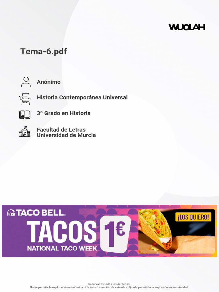 Wuolah Free Tema 6 | PDF | Joseph Stalin | Unión Soviética