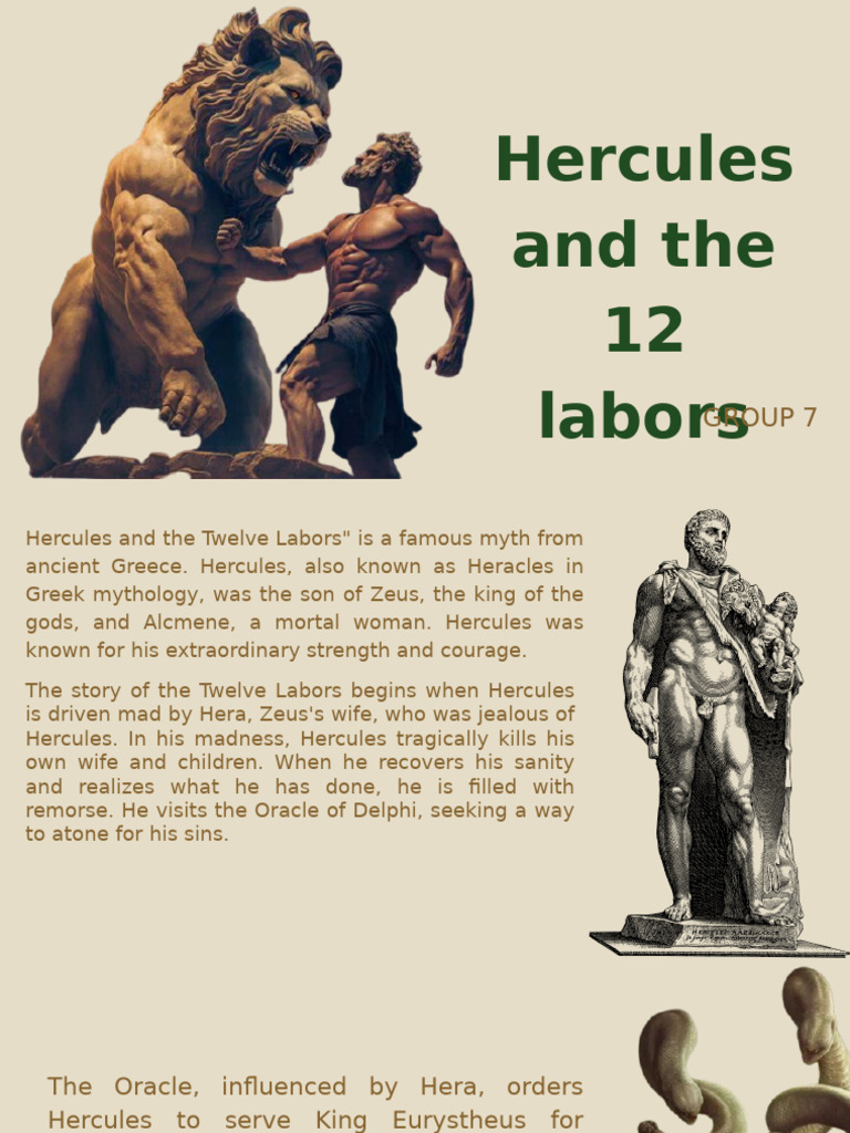 Hercules and The 12 Labors | PDF | Greek Mythology | Argonauts