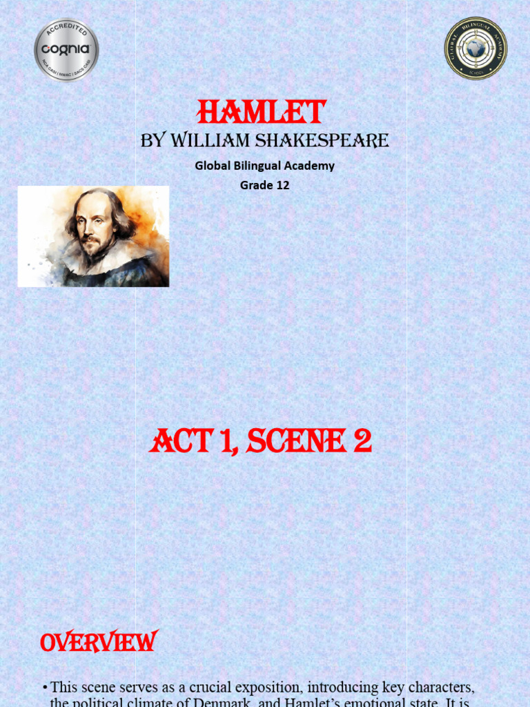 Hamlet Act 1-3 Scene Analysis | PDF | Hamlet