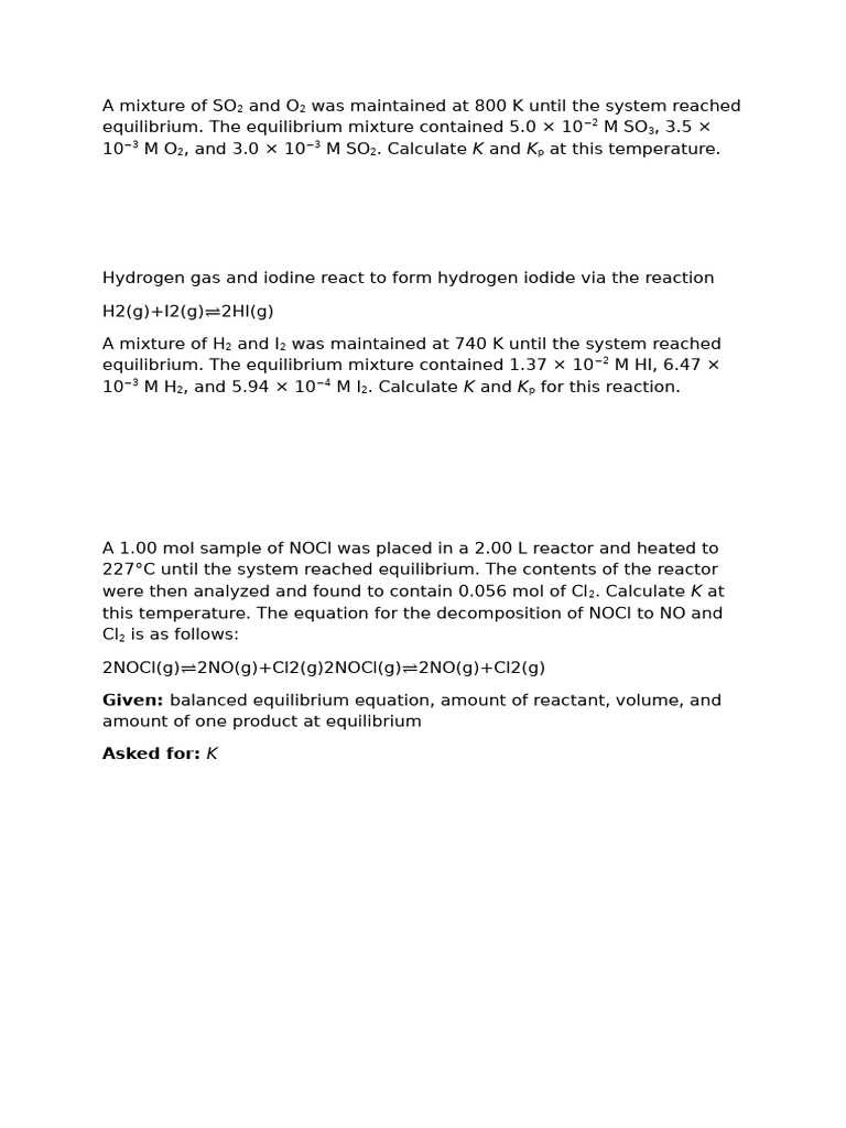 A Mixture of SO2 | PDF