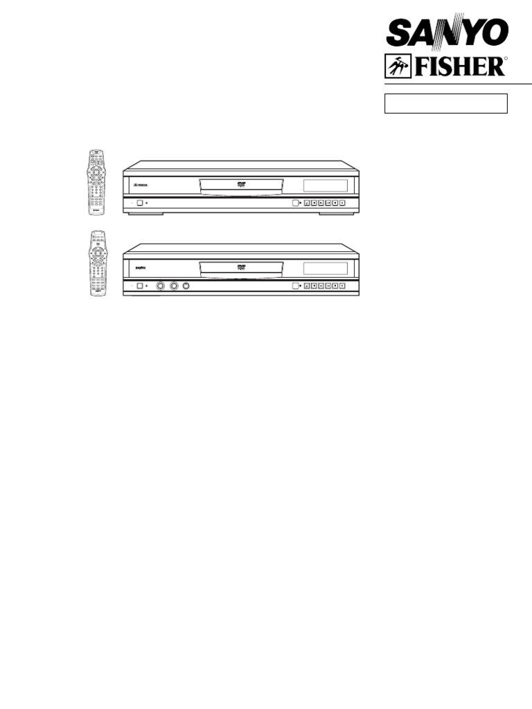 DVD Player Service Manual | PDF | Sound | Laser