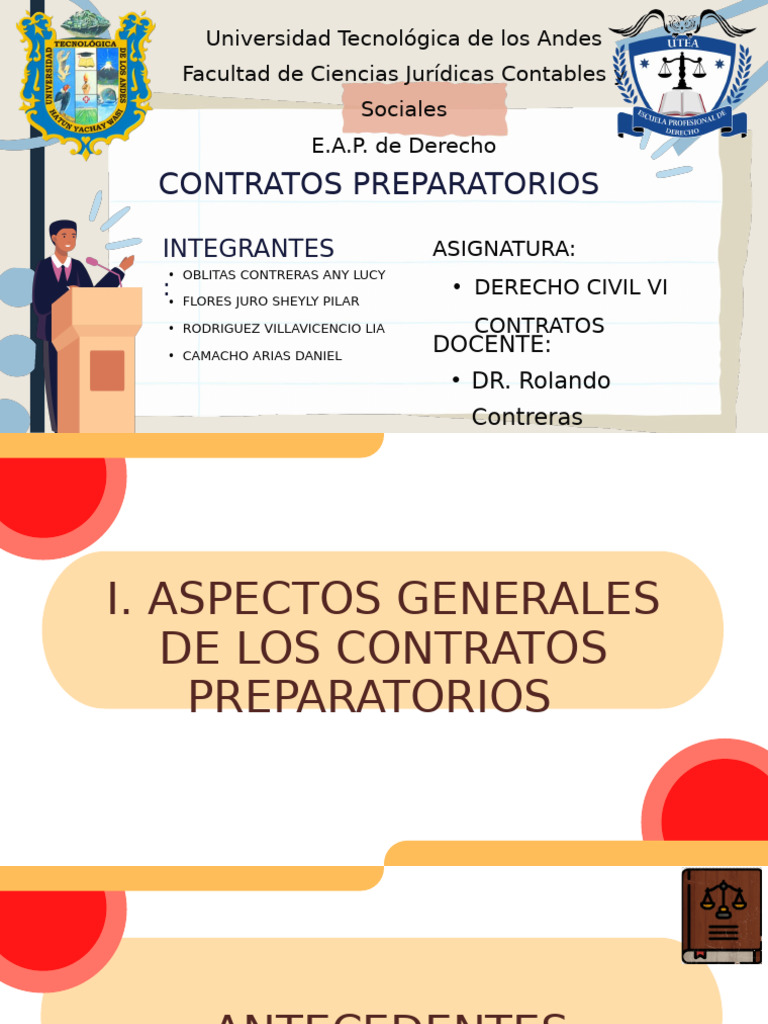 TGC Contratos Preparatorios Grupo 4 | PDF | Derecho privado | Derecho empresarial