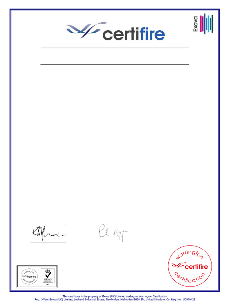 CERTIFIRE Approval for Glazed Partition System | PDF | Wall | Building Insulation