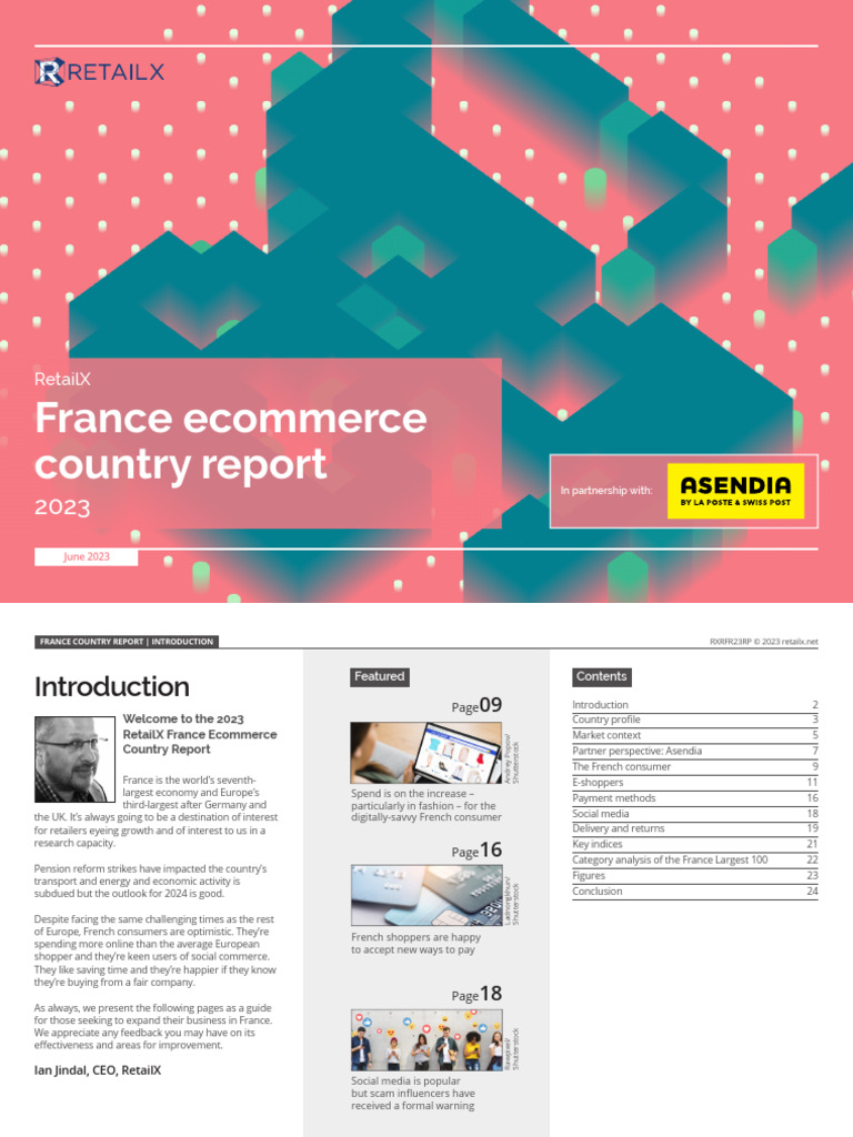 France E-Commerce Country Report | PDF | Retail | E Commerce
