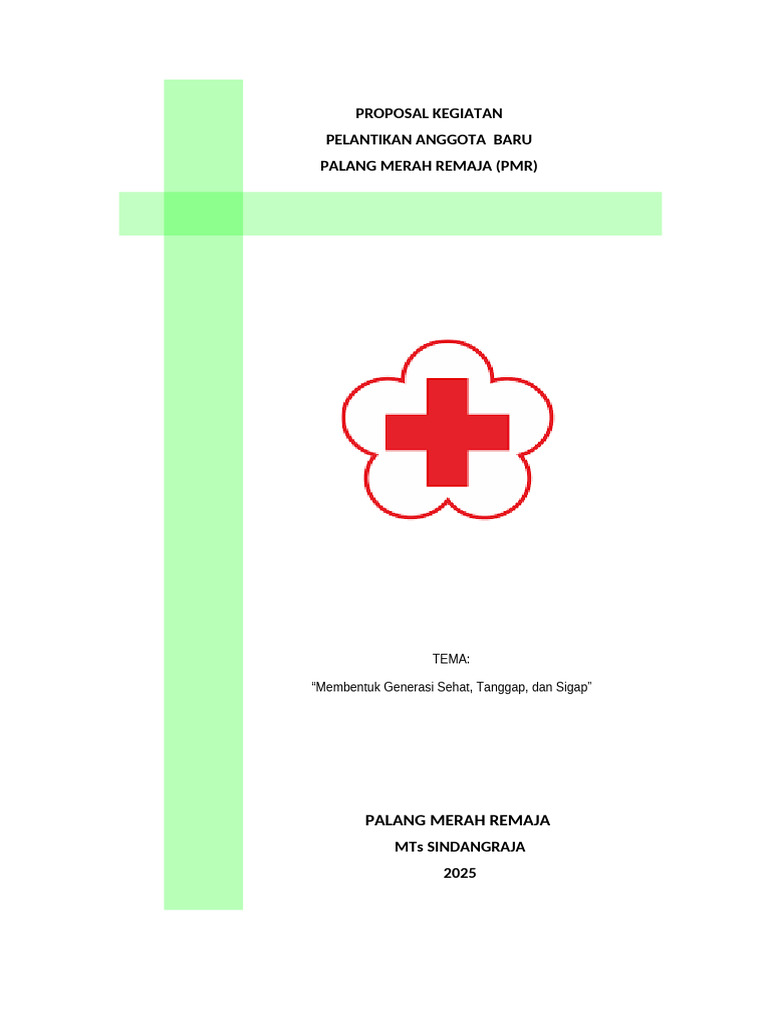 Proposal Kegiatan Pelantikan PMR 2025 | PDF