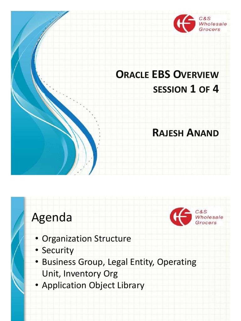 Oracle EBS Overview | PDF | Inventory | Databases