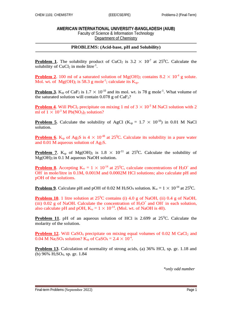 Problems 2 Final | PDF
