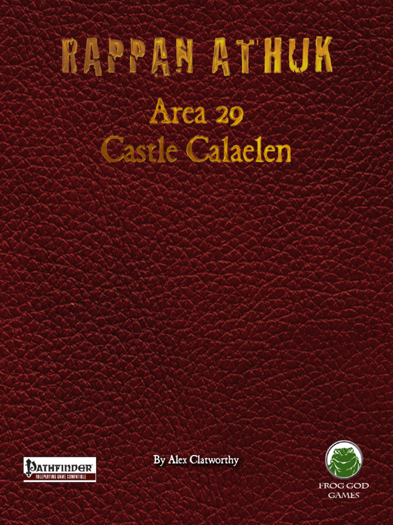 Rappan Athuk: Castle Calaelen Guide | PDF | Castle