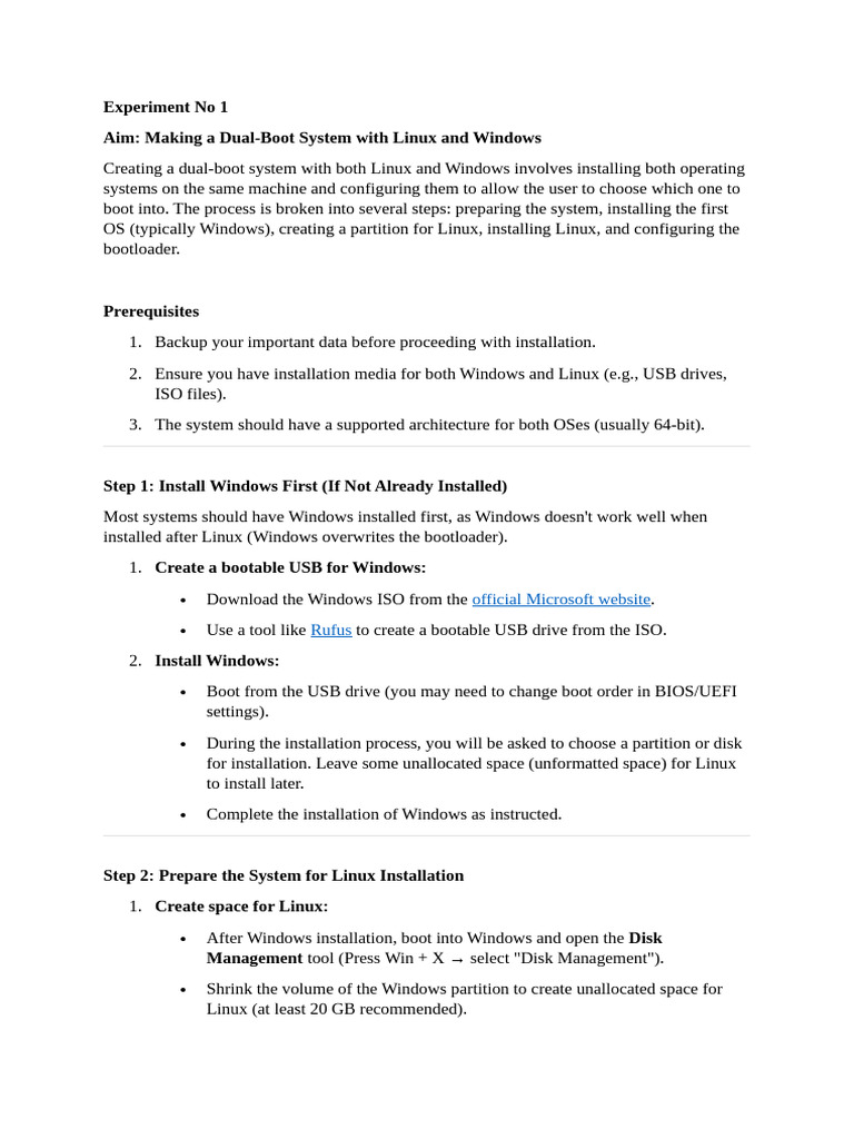 Lab Manual OSD | PDF | Scheduling (Computing) | Booting