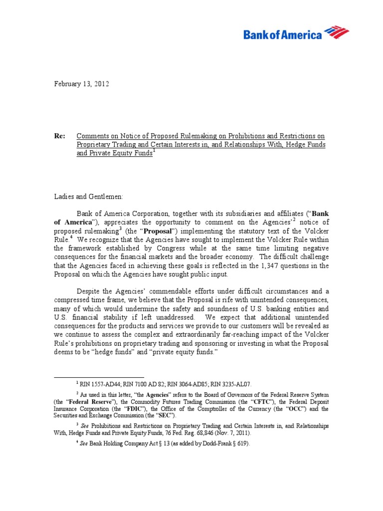 Bank of America | Securities (Finance) | Financial Markets