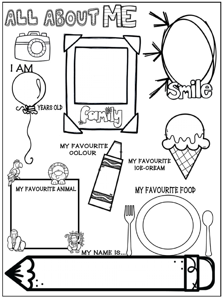 ALL ABOUT ME ENGLISH 1º | PDF