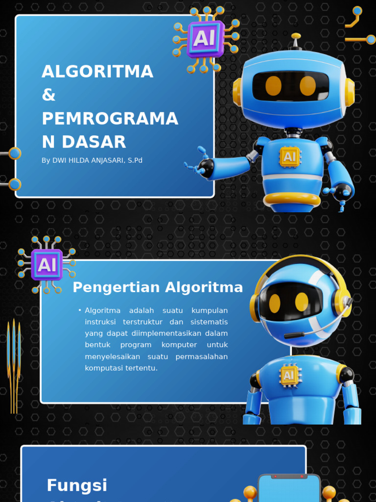 Algoritma Dasar Dan Pemrograman | PDF