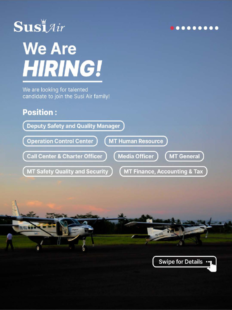 Recruitment Susi Air August 2024 | PDF
