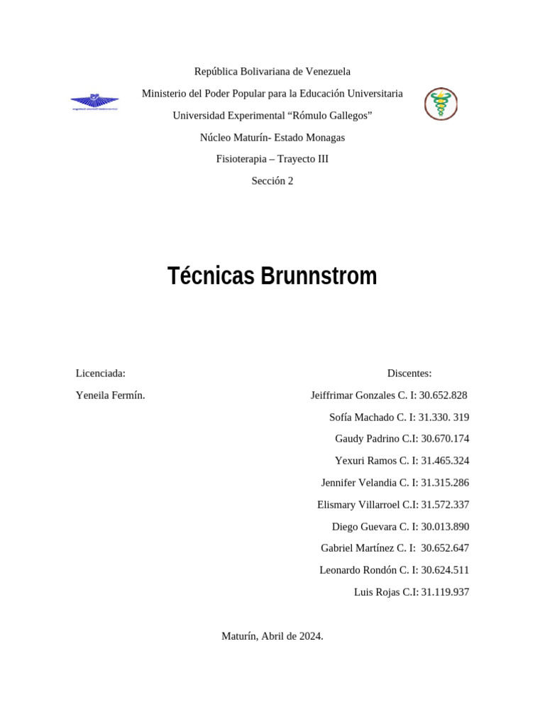 El Método Brunnstrom2024 | PDF | Terapia física | Neurología