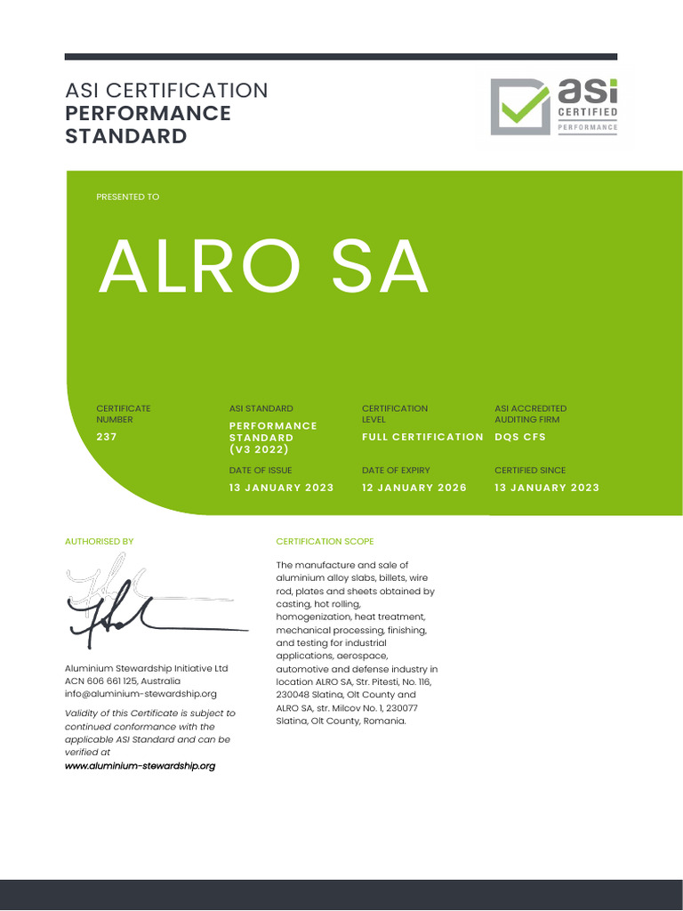 Certificarea ASI | PDF | Audit | Certification