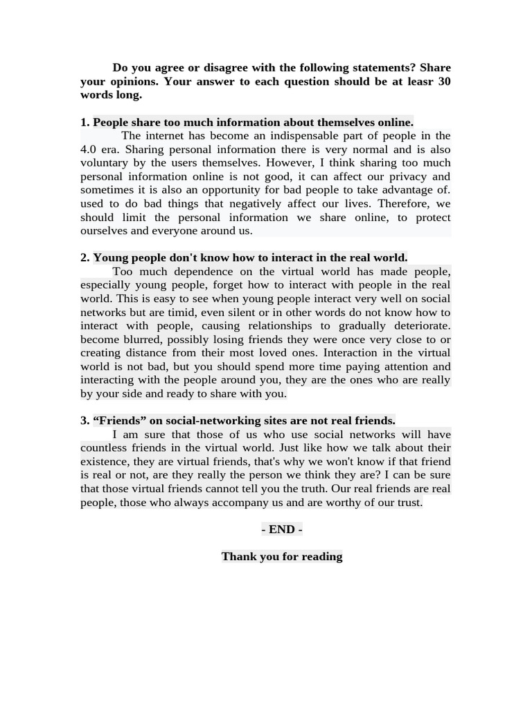 English B1 Module 2 Speaking | PDF