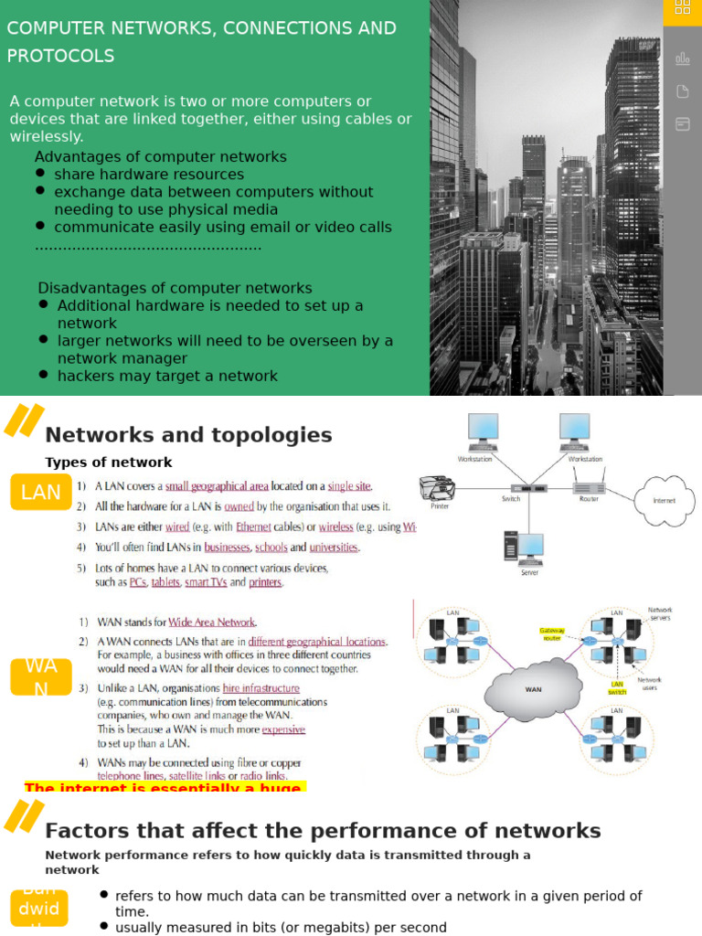 1.3 Computer Networks, Connections and Protocols | PDF | Computer ...