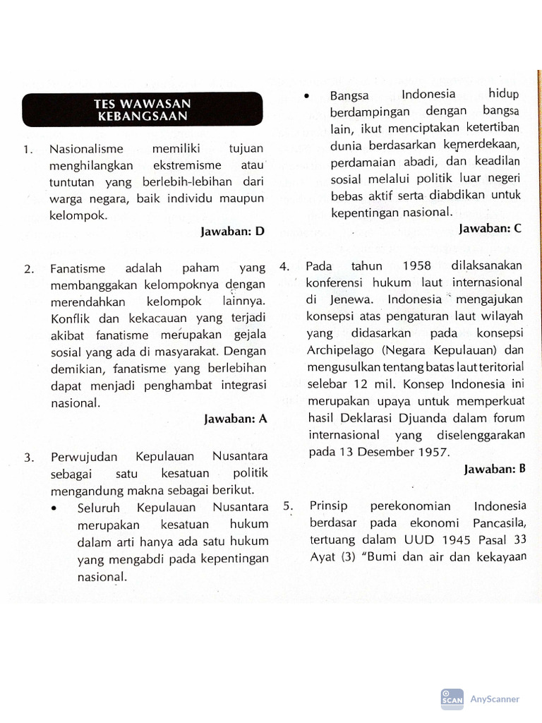 Kj-Prediksi 4 SKD Casn Dikdin | PDF